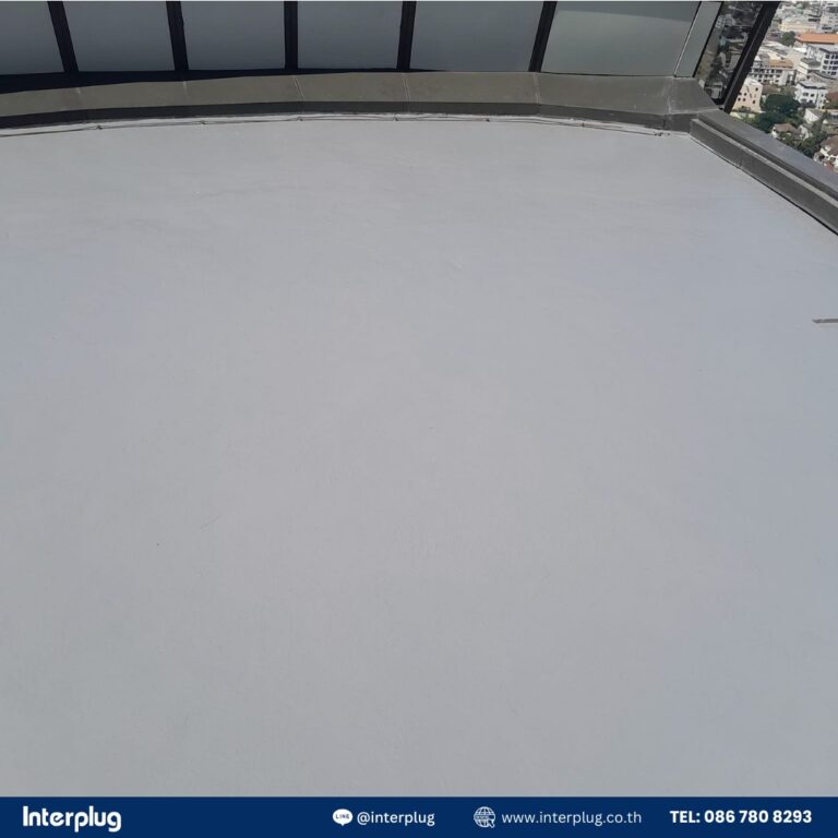 บริการกันซึมดาดฟ้าด้วยซิลิโคน โดย INTERPLUG – Interplug