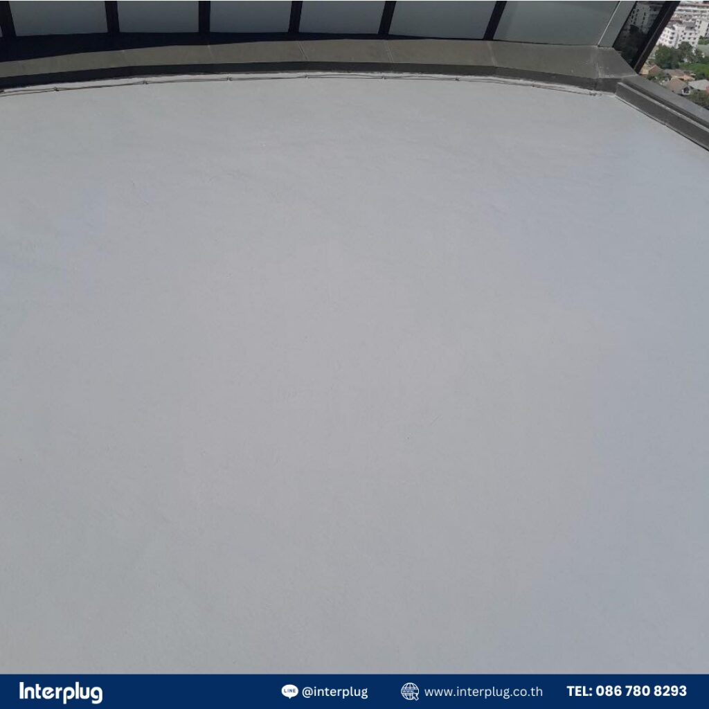 บริการกันซึมดาดฟ้าด้วยซิลิโคน โดย INTERPLUG – Interplug
